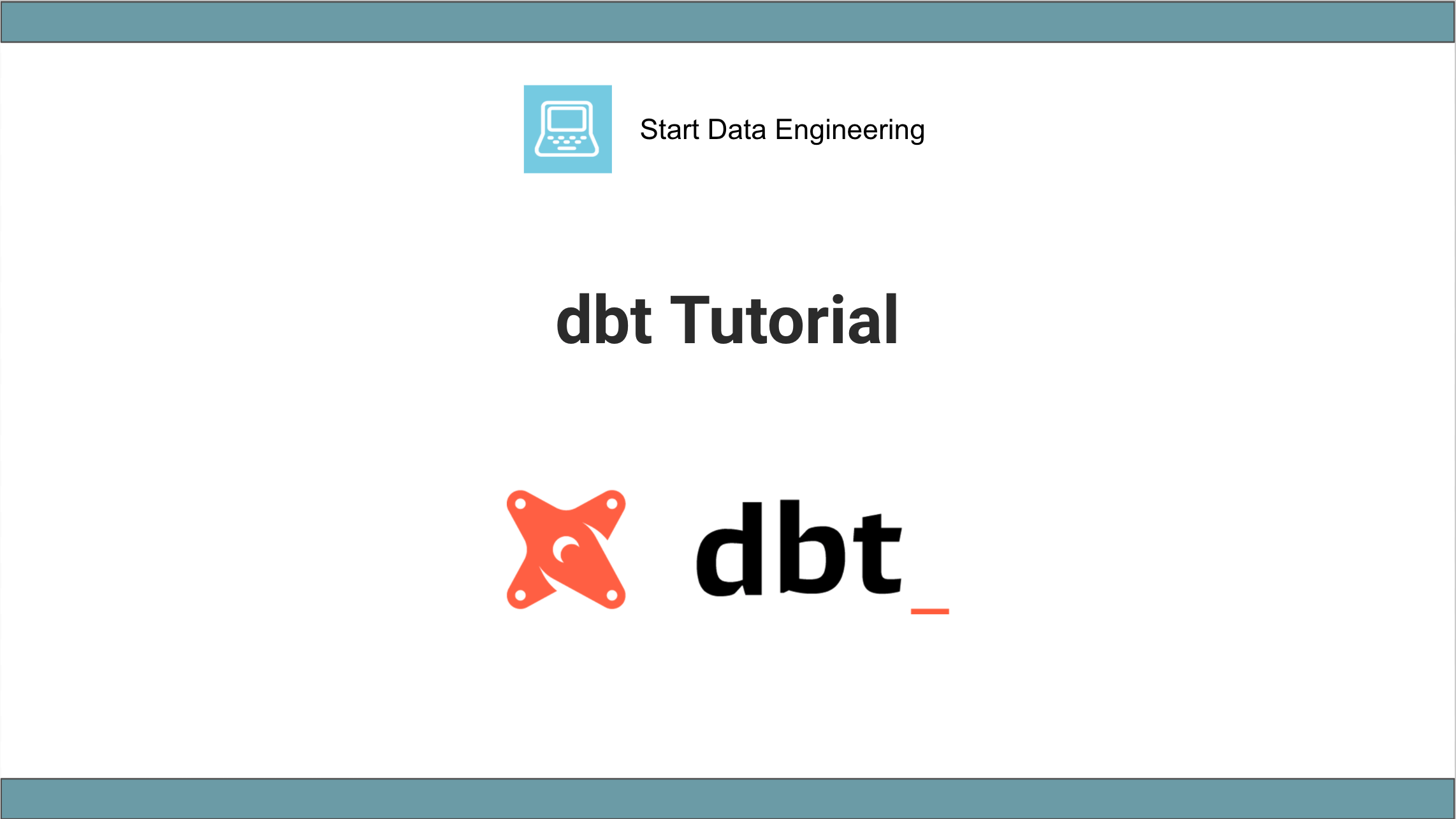 dbt(Data Build Tool) Tutorial – Start Data Engineering